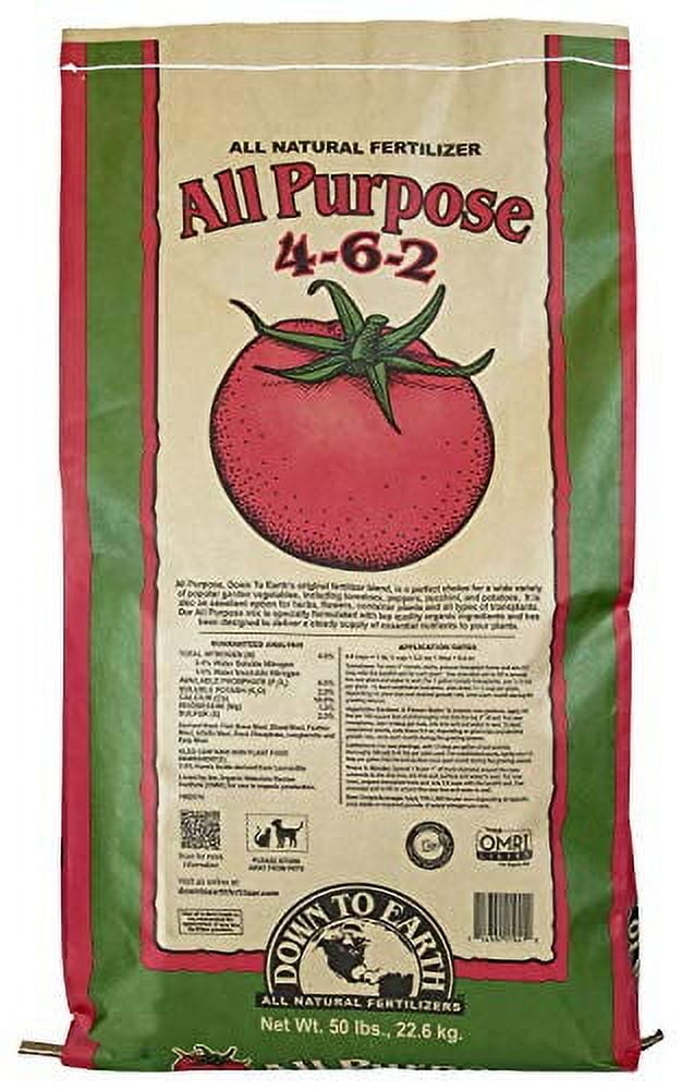 Down To Earth All Natural Fertilizers Organic All Purpose Fertilizer ...