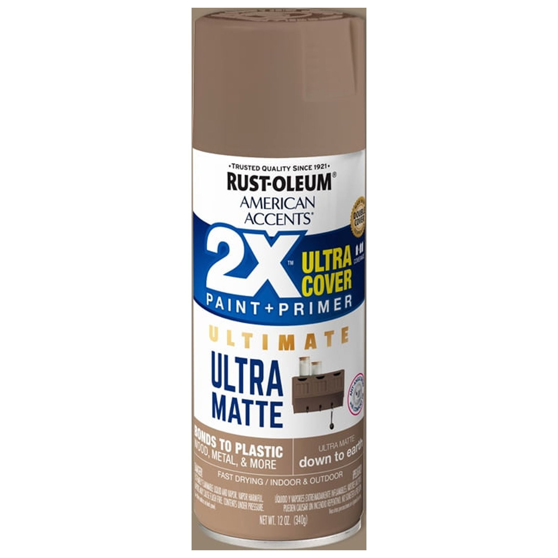 Down To Earth, Rust-Oleum American Accents 2X Ultra Matte Spray Paint ...