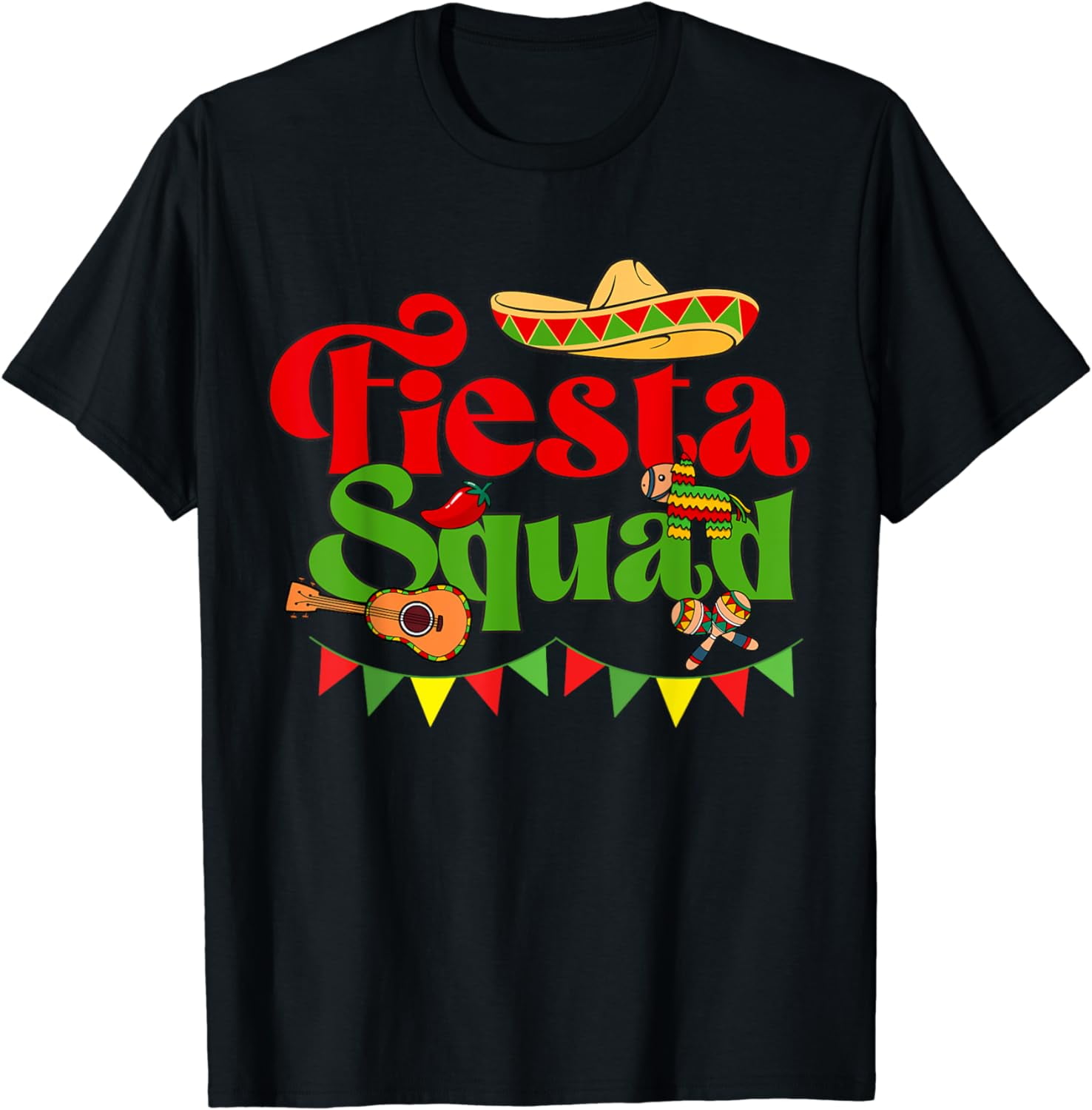 Down To Fiesta Design - Fiesta Squad T-Shirt - Walmart.com