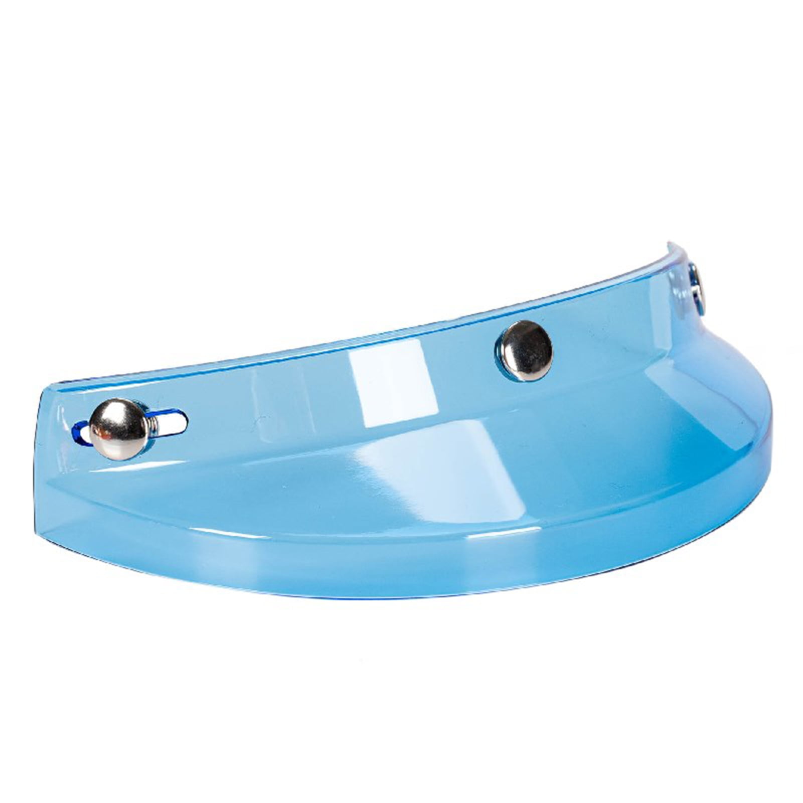 Down Universal Motorcycle 3 Snap-Button Visor Flip Up Down Open Face ...