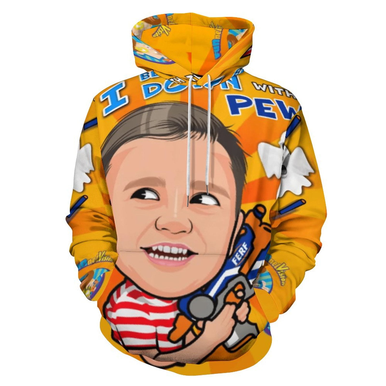 Down With The Pew Fgteev Adult Sweater Pullover Hoodie 3D Printed Loose ...