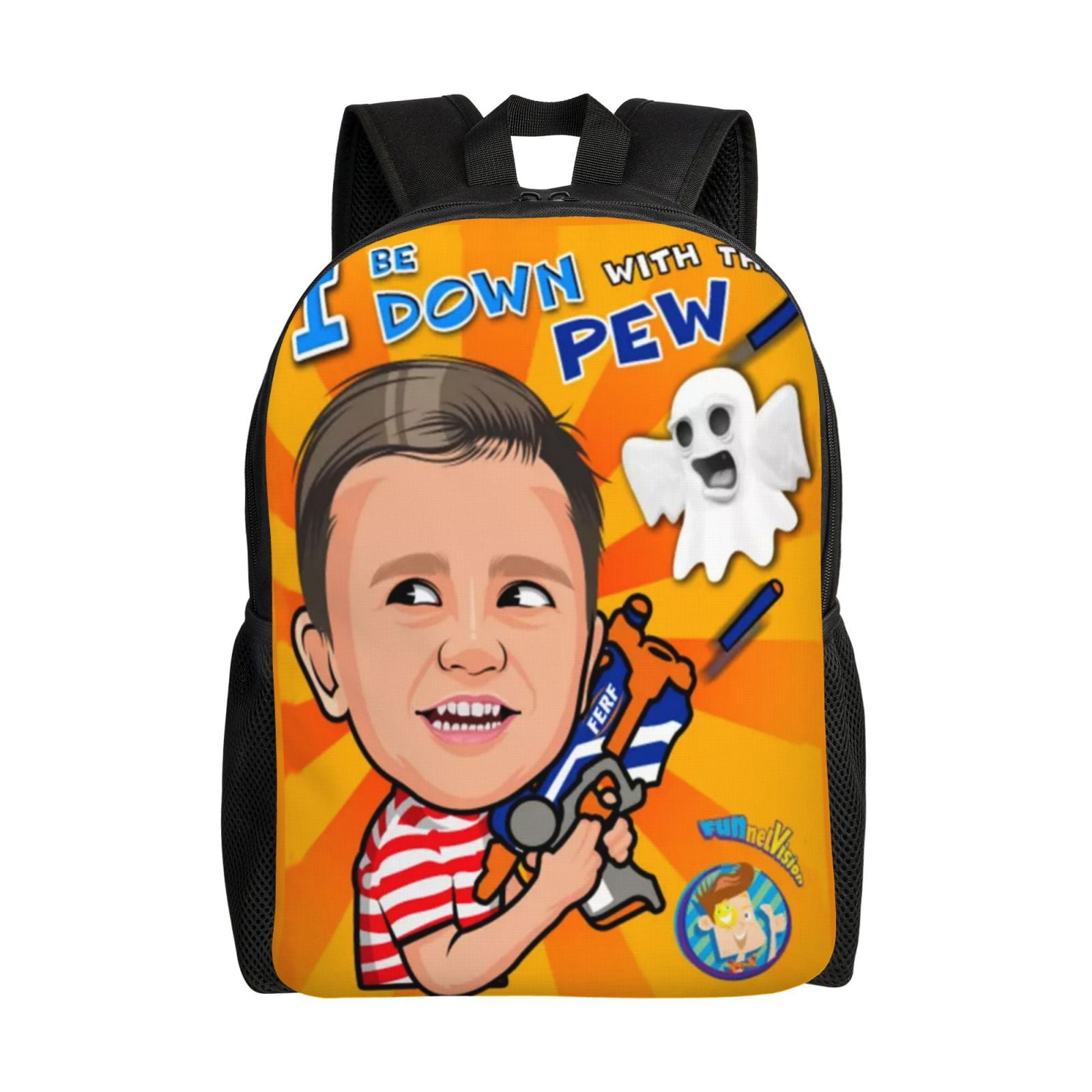 Down With The Pew Fgteev Backpack Large Capacity Portable Backpack ...