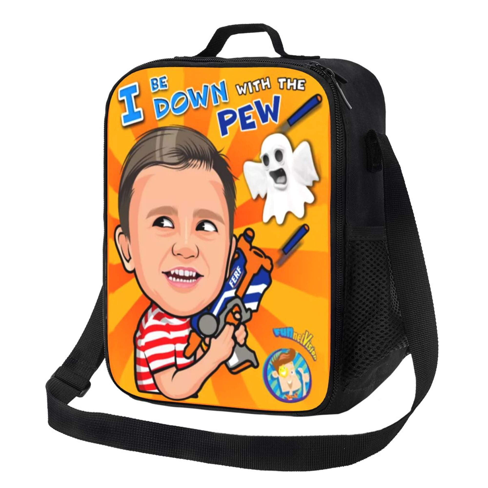 Down With The Pew Fgteev Lunch Bag Portable Tote Bag Insulated Lunch ...