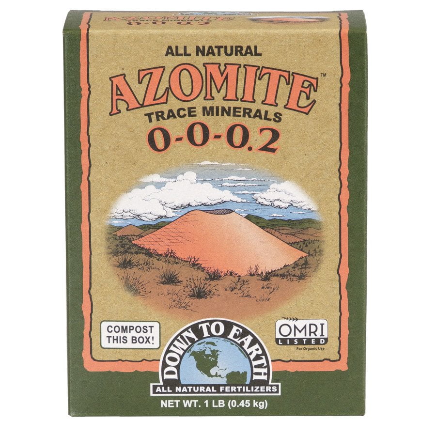 Down to Earth Azomite Soil Fertilizer Powder for Plant Growth, 1 lb ...