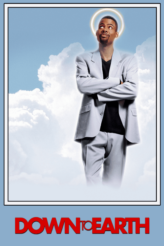 Down to Earth (2001) 24x36 Poster Chris Rock Comedy Fantasy Retro Film ...