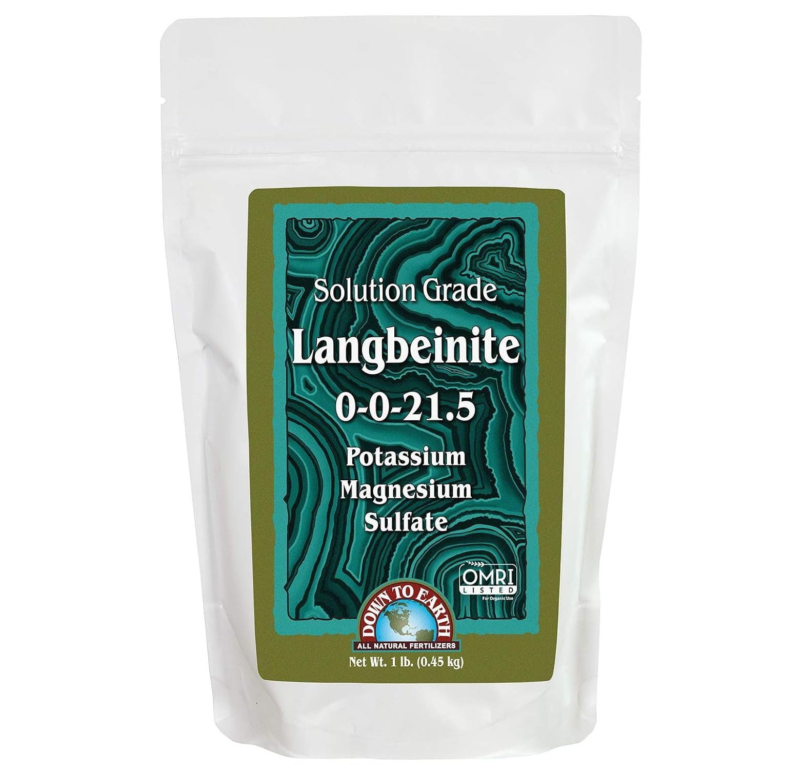 Cintbllter Organic Langbeinite 0-0-21.5 Fertilizer, Sulfate Powder, 1 ...