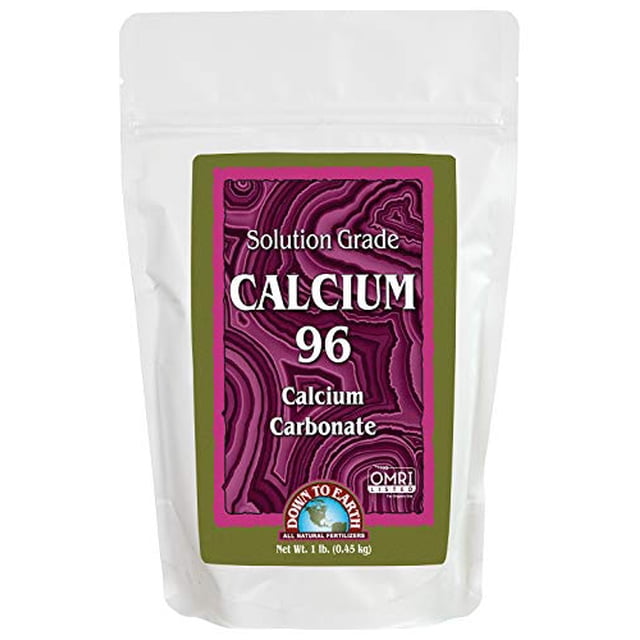 Down to Earth OMRI Organic Solution Grade Calcium 96, 1 lb - Walmart ...