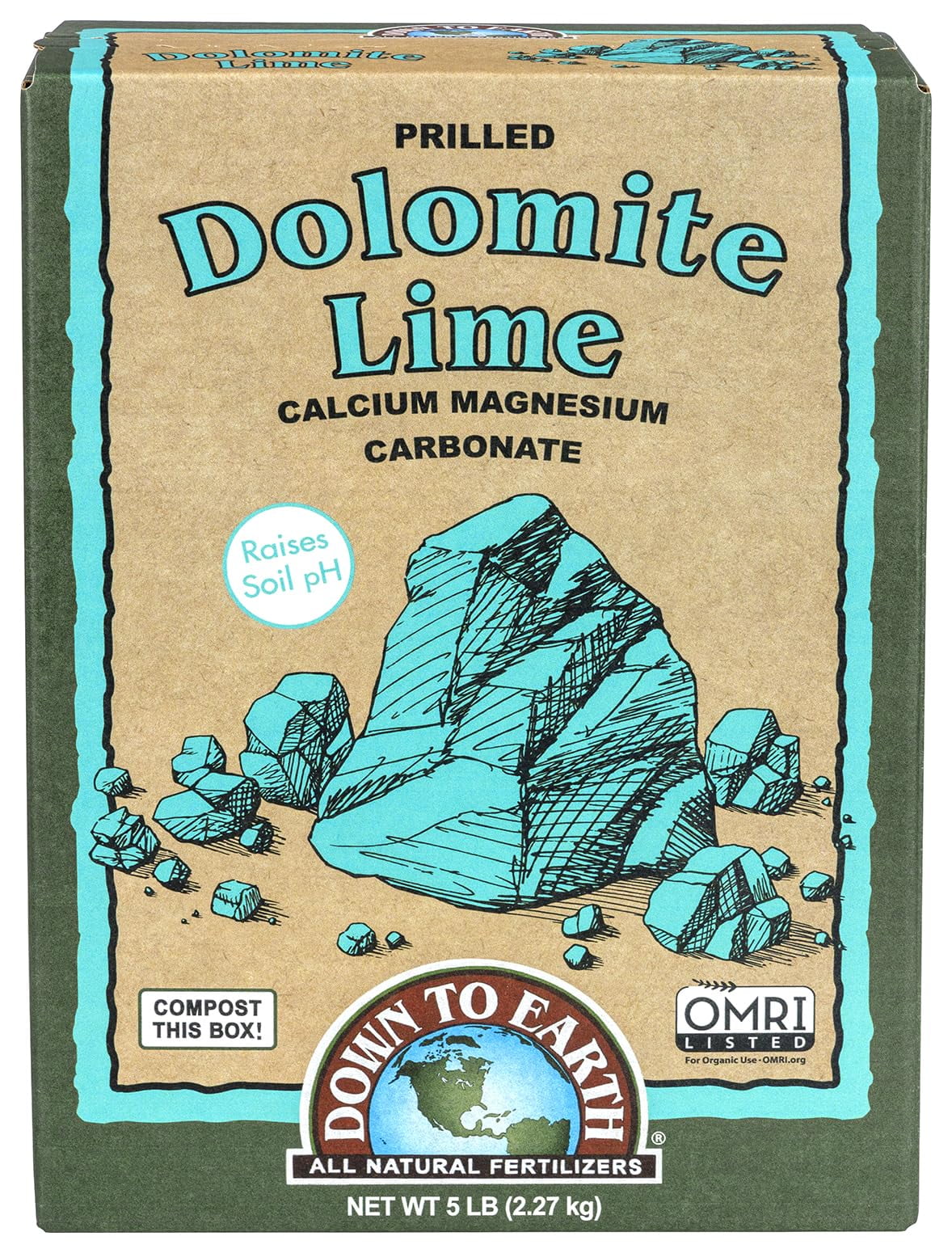 Down to Earth Organic IFF17 Prilled Dolomite Lime, 5 lb - Walmart.com
