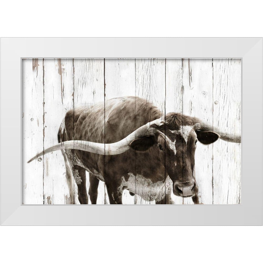 Downey, Mike 18x13 White Modern Wood Framed Museum Art Print Titled ...