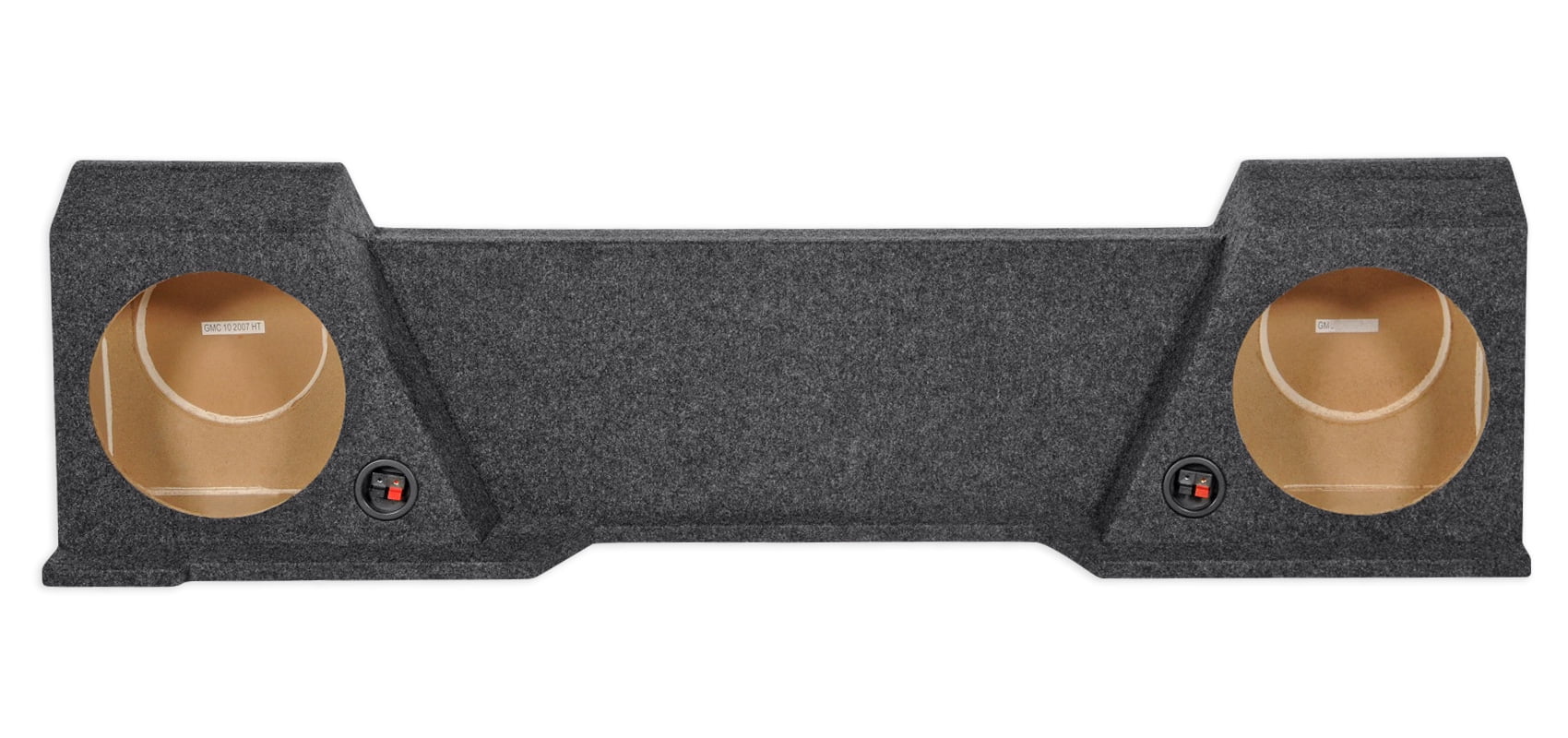 Downfire Dual 10" Subwoofer Sub Box Enclosure for 2007-2013 GMC/Chevy ...