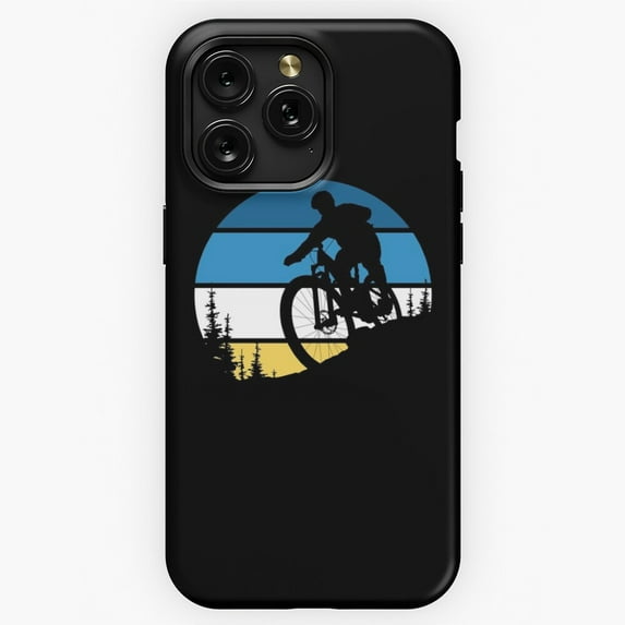 Downhill Mountain Biking MTB Extreme Ride Design iPhone Case 17 16 15 ...