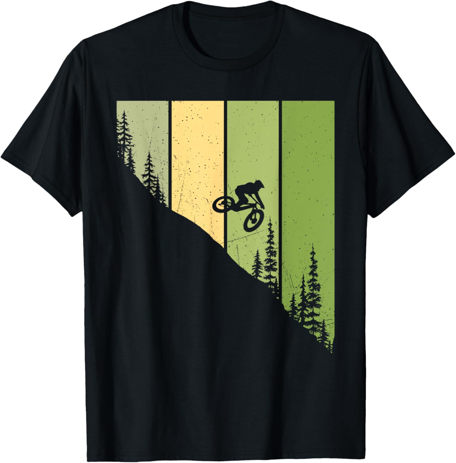 Downhill Rider MTB - Mountain Biking Bike Biker Riding T-Shirt ...