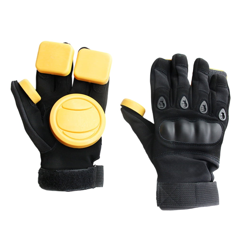 Downhill Skateboard Gloves Outdoor Sliding Gloves Longboards Hand Palm ...