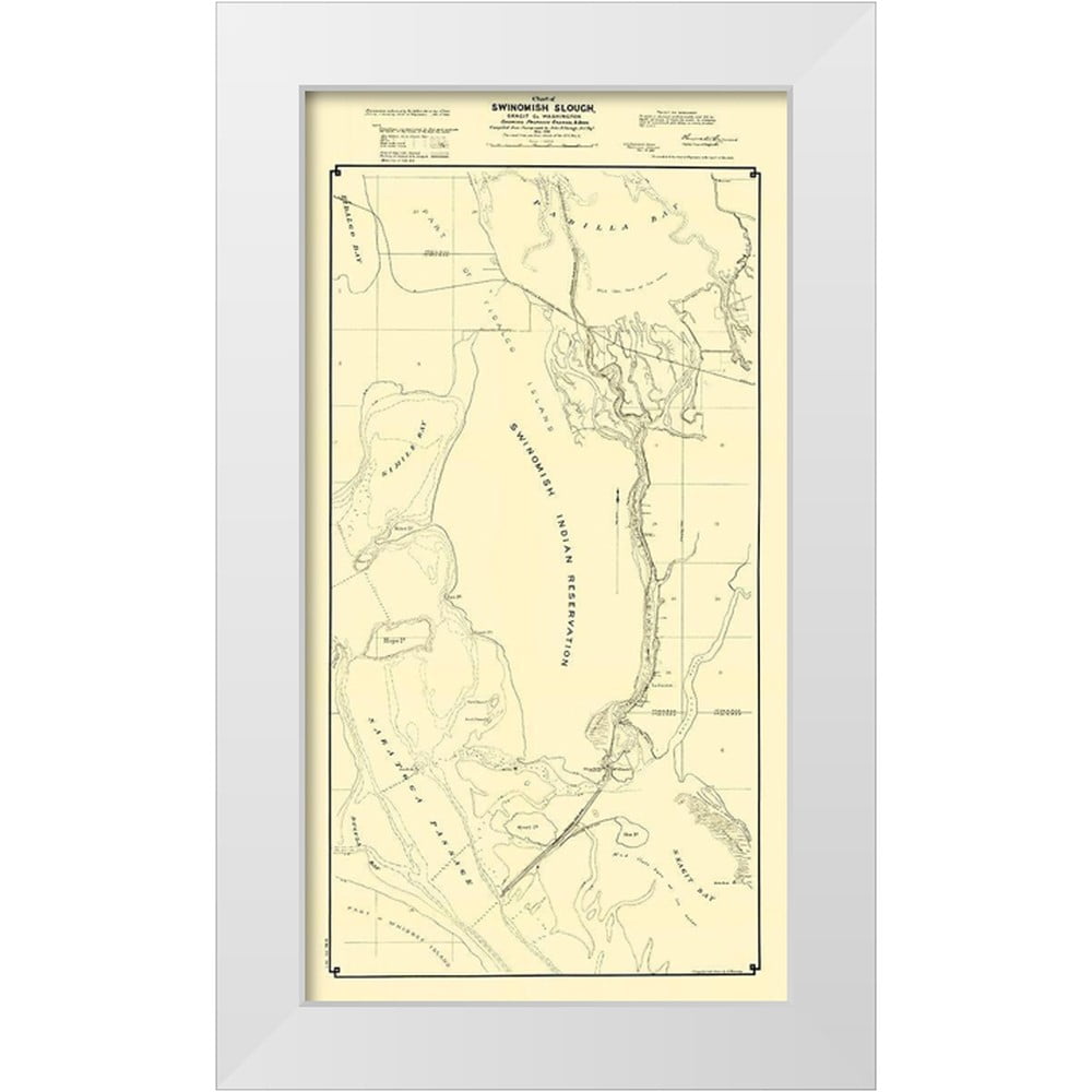 Downing 9x14 White Modern Wood Framed Museum Art Print Titled ...