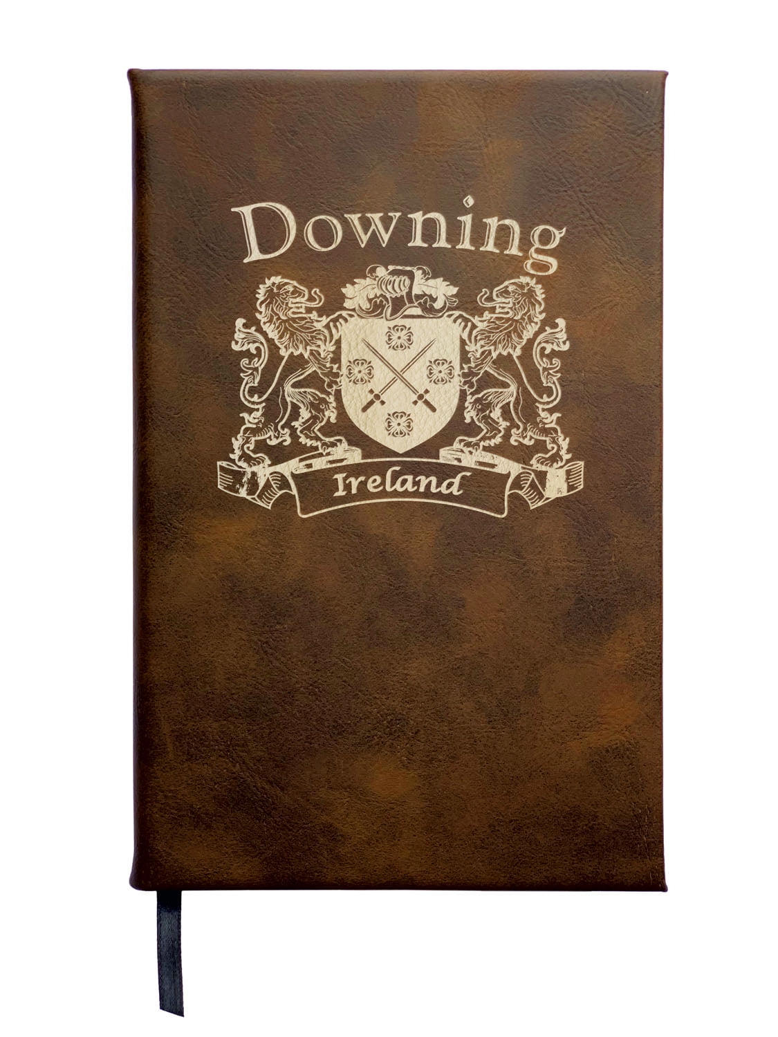 Downing Irish Coat of Arms Leather Journal - Walmart.com