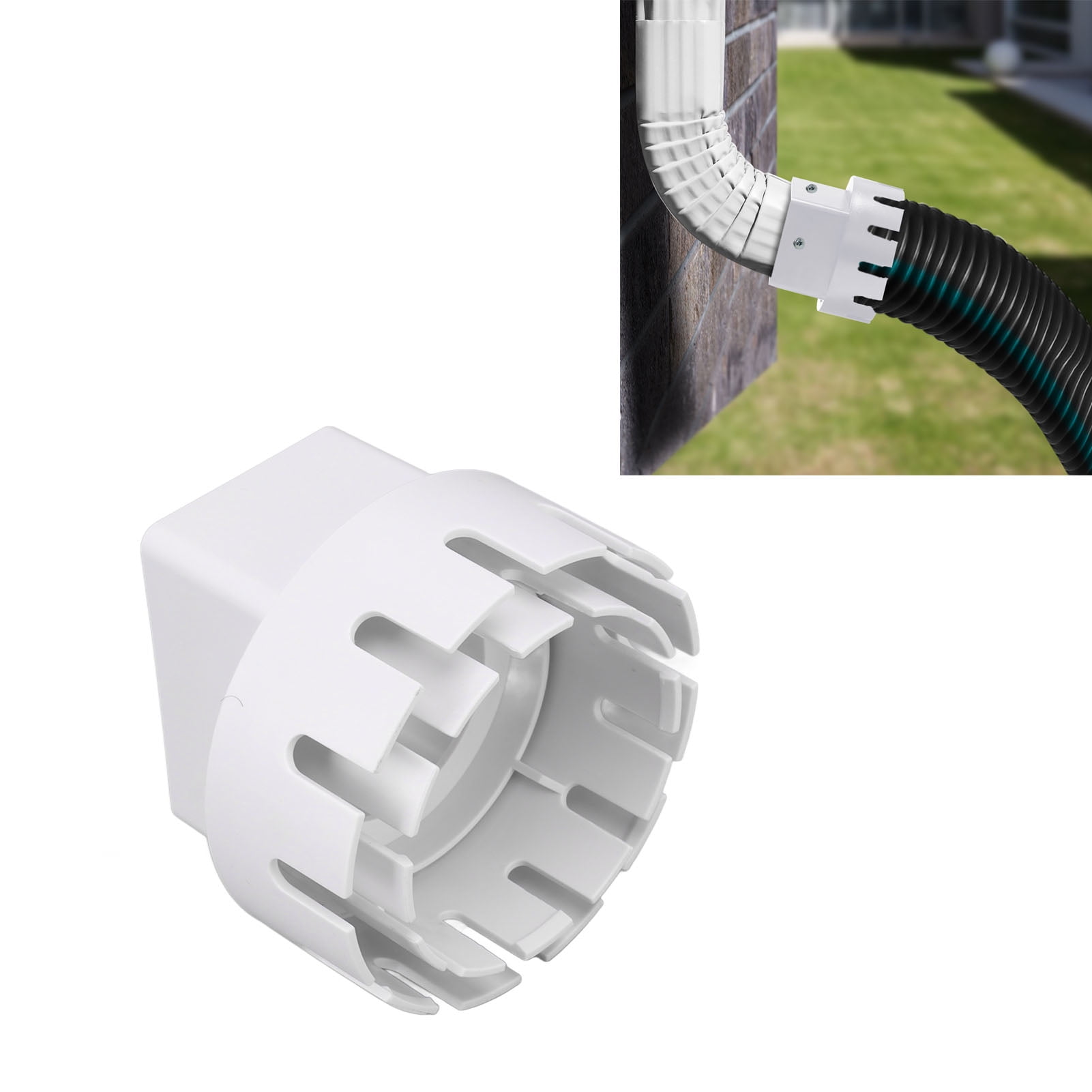 Downspout Adapter - Durable Plastic, Standard Size, Leak-Proof ...