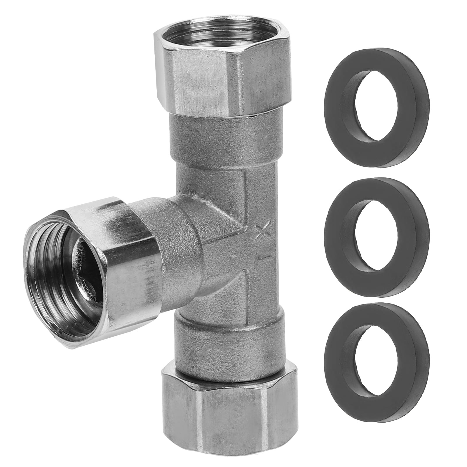 Downspout Adapter Three Way Valve Sink Adapter 7.6x4.7CM Silver ...