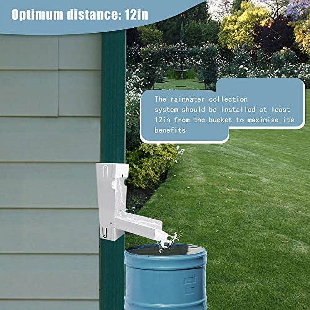 Downspout Diverter, Save The Rain Water Metal Diverter Rainwater ...
