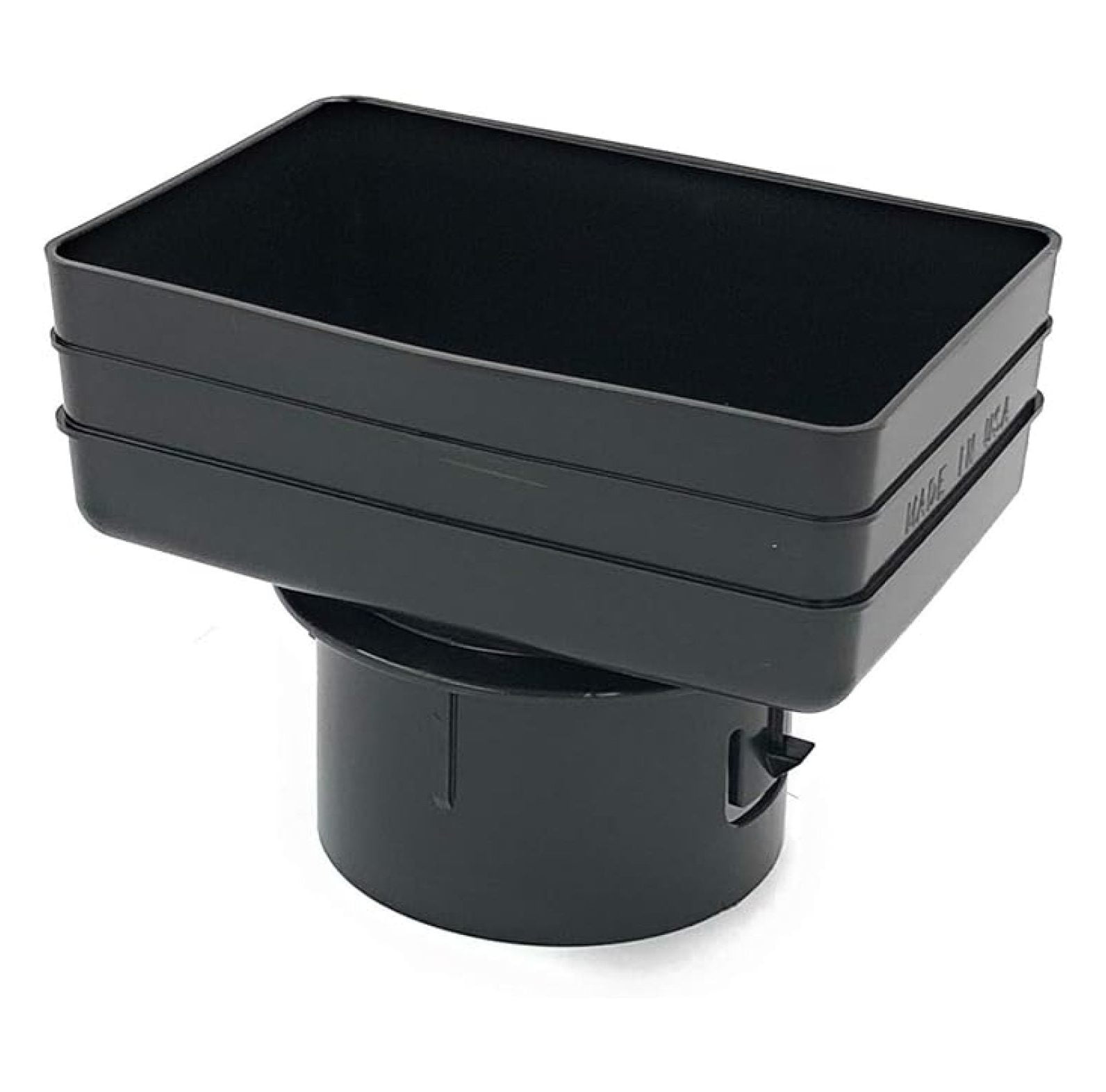 Downspout to Drain Tile Adapter 4x6x4 Inch - Universal Gutter Connector ...