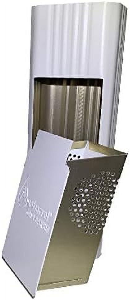 Downspout Filter, Slim Line, 3"x4", Low Gloss White - Walmart.com