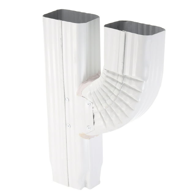 Downspout Gutter Y Shape Connector 2x3 Inch Square Downspout Y Diverter ...