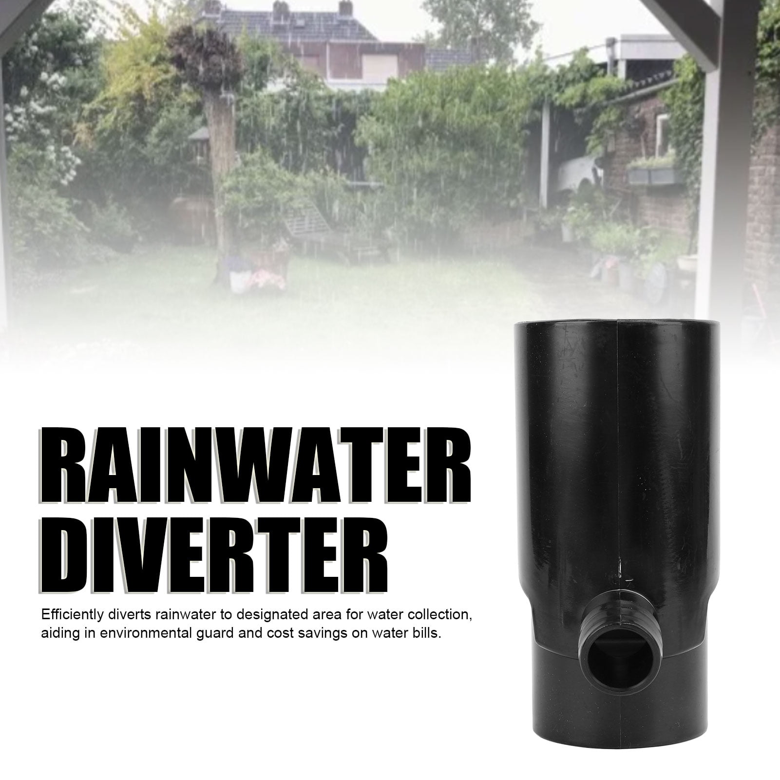 Downspout Rain Diverter Kit: Collect Rainwater For Irrigation Aquariums ...