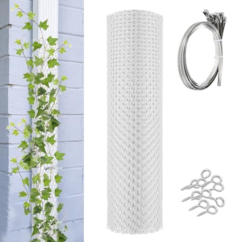 Downspout Rain Gutter Trellis Garden Trellis for Outdoor Climbing ...