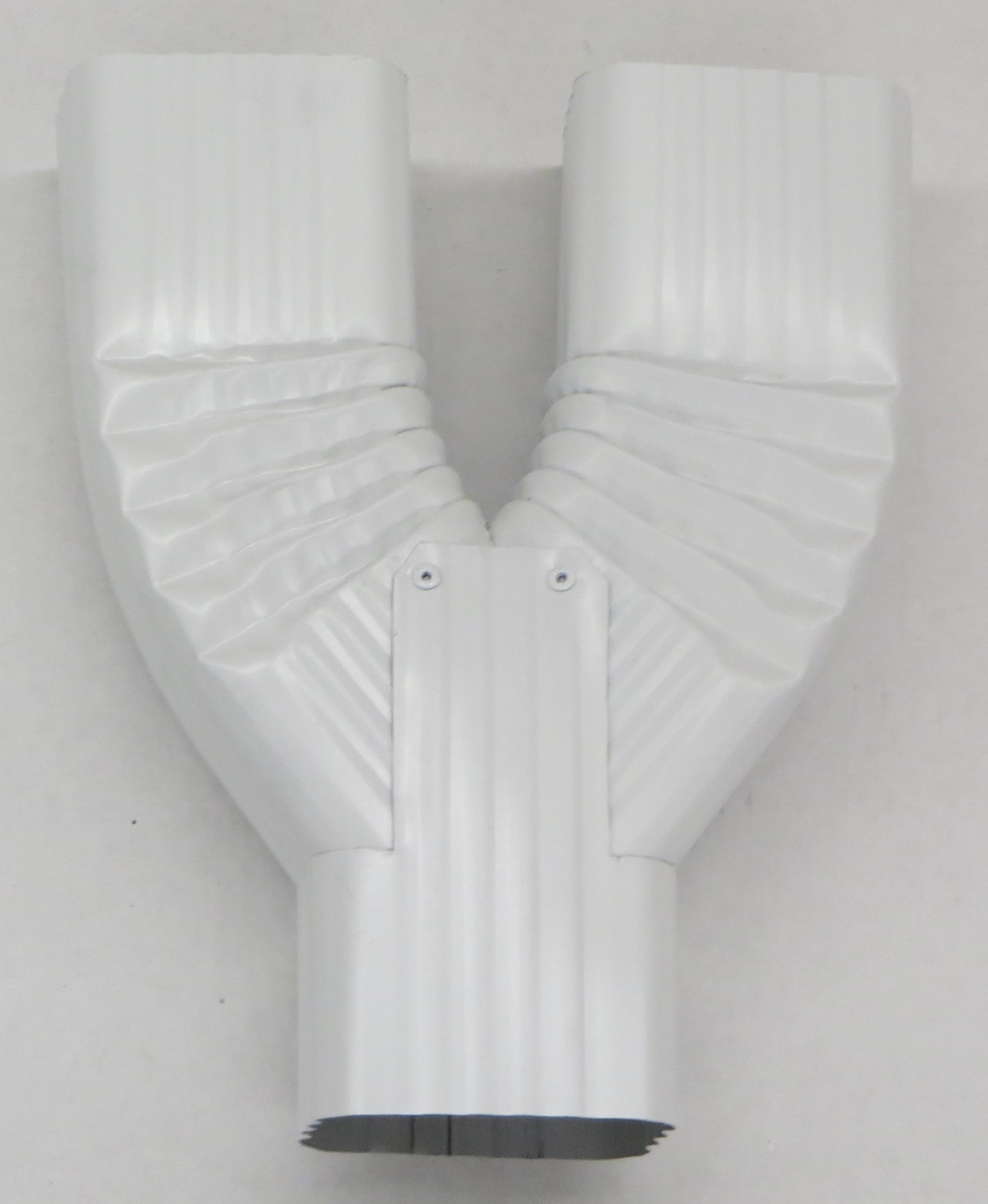 Downspout Y Funnel (3x4, High Gloss White) - Walmart.com