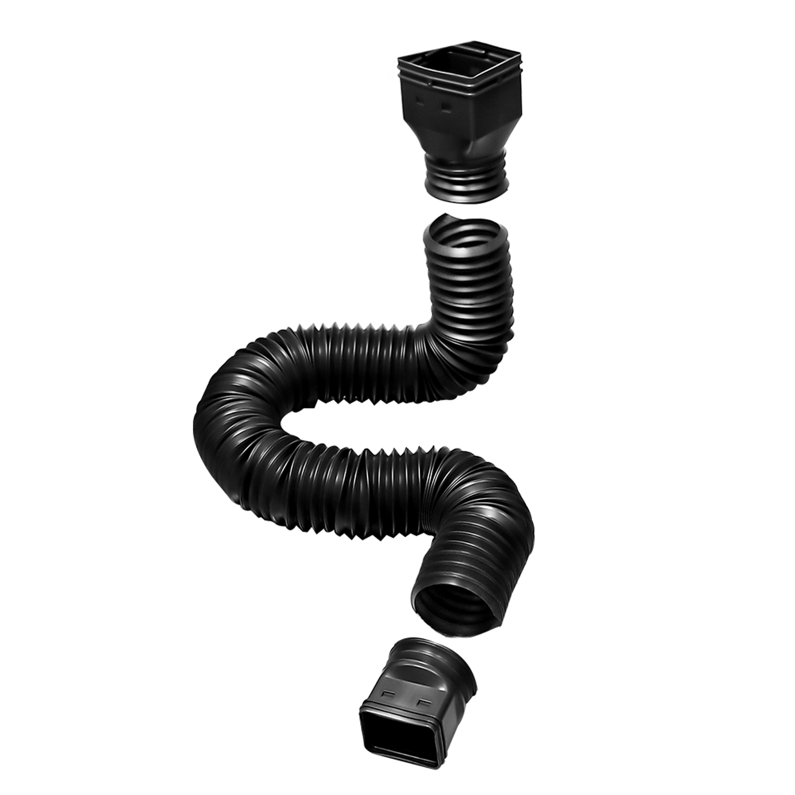 Downspout extender (black single OPP bag) - Walmart.com