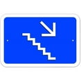Downstairs Stairs Right Arrow Sign - Walmart.com