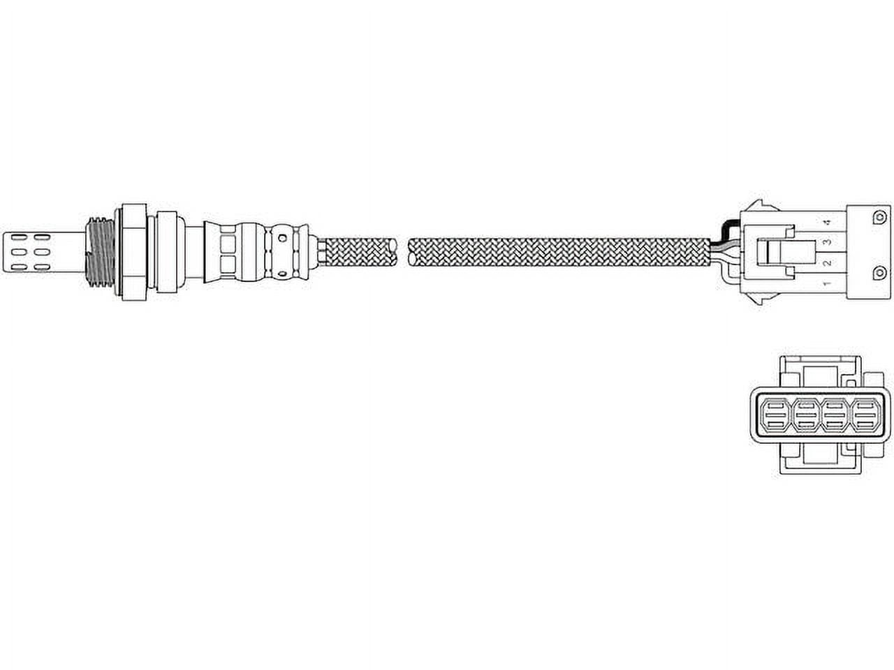 Downstream Oxygen Sensor - Compatible with 2007 - 2015 Mini Cooper 2008 ...