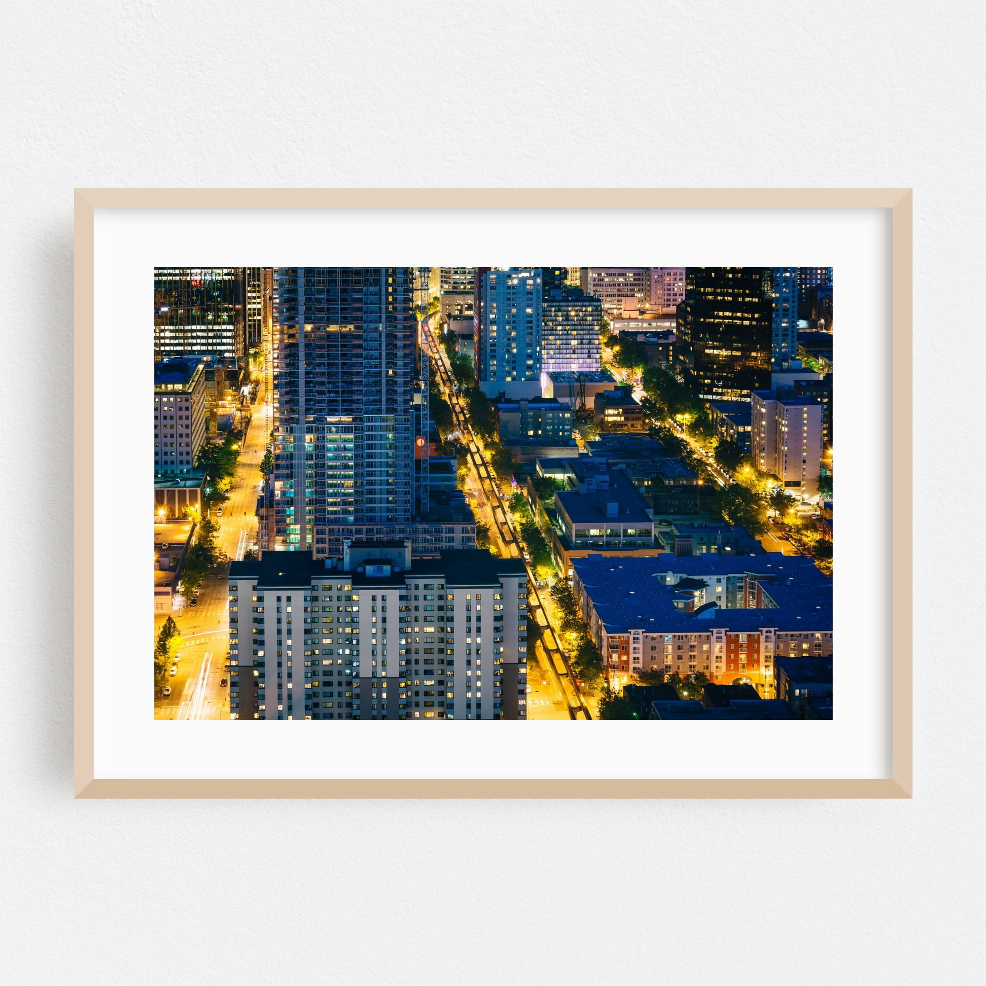 Over Downtown 02 - Seattle Washington Photography Cityscape Skyline ...