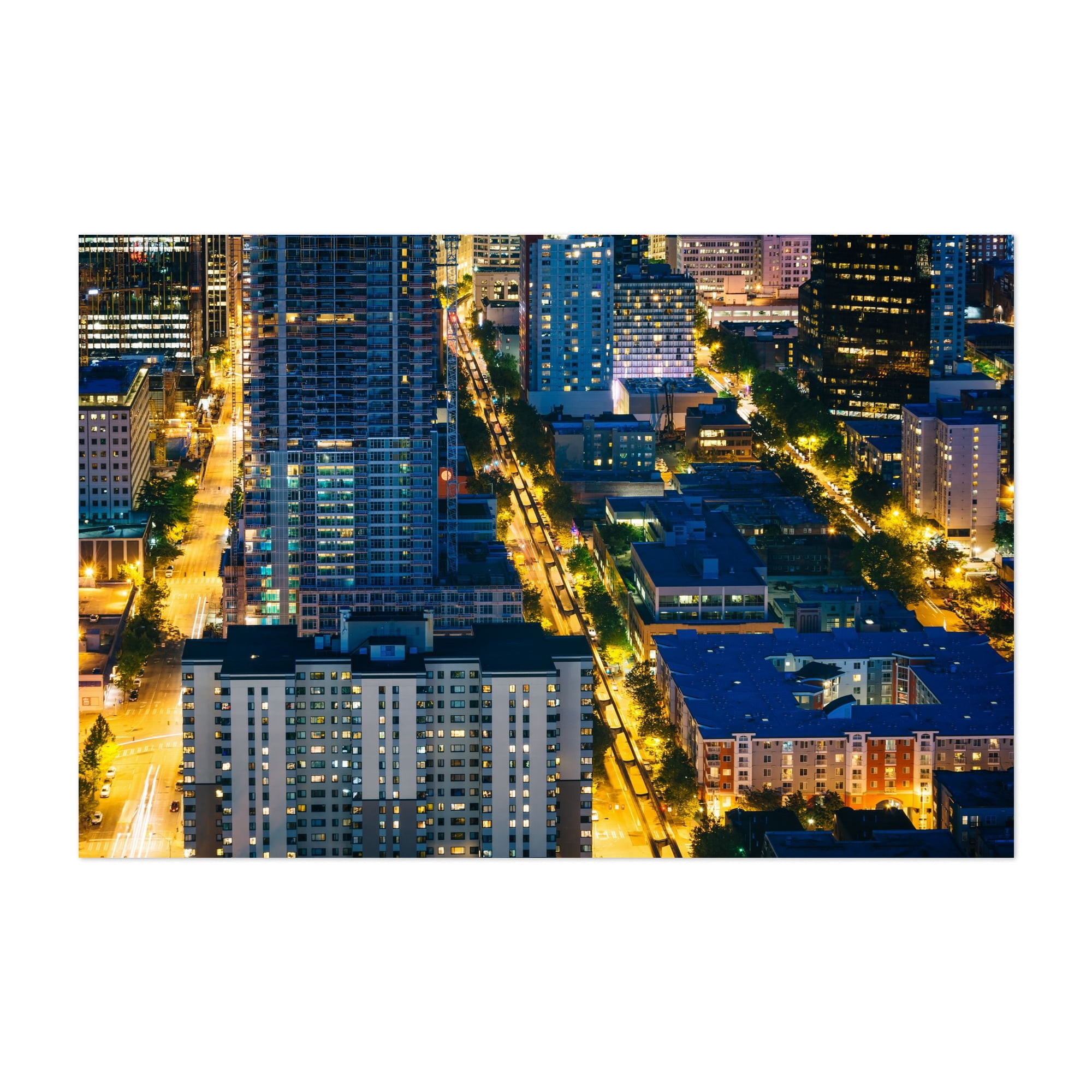 Over Downtown 02 - Seattle Washington Photography Cityscape Skyline ...