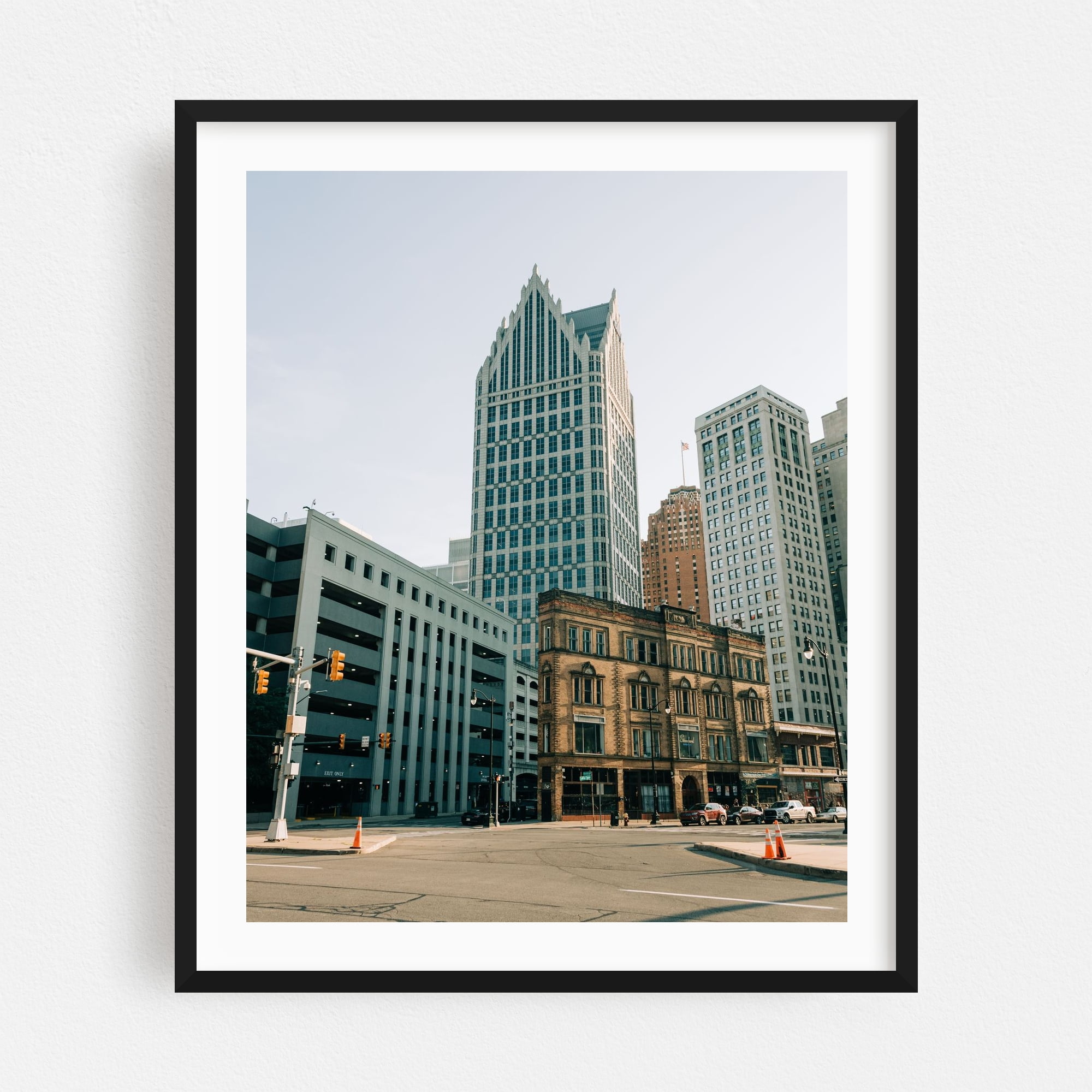 Downtown Architecture, Detroit - Detroit Michigan Photography Cityscape ...