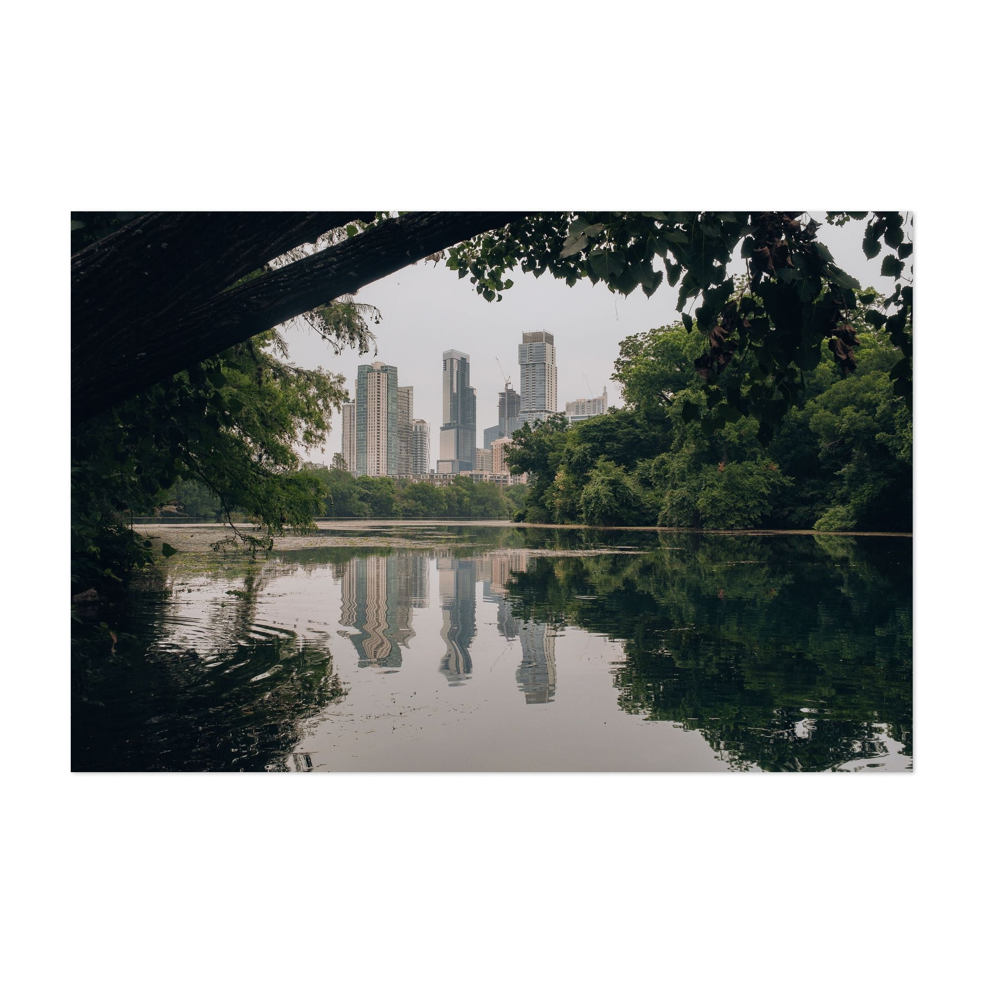 Downtown Austin, reflected. - Austin Texas Photography Cityscape ...
