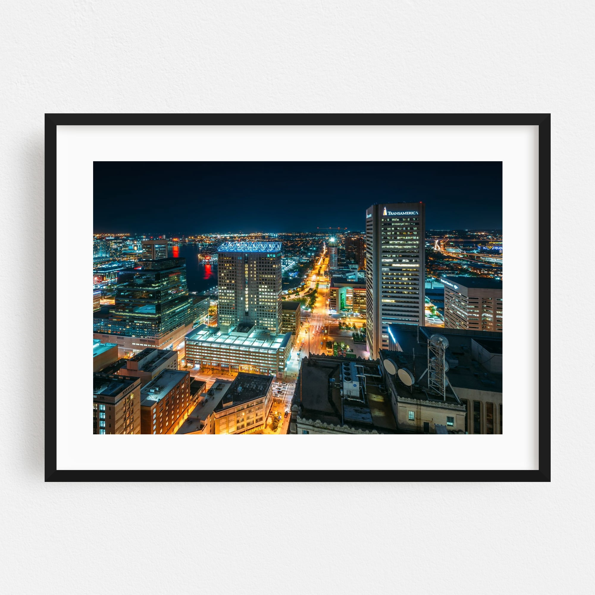 Downtown - Baltimore Maryland Photography City Skyline Nightlife ...