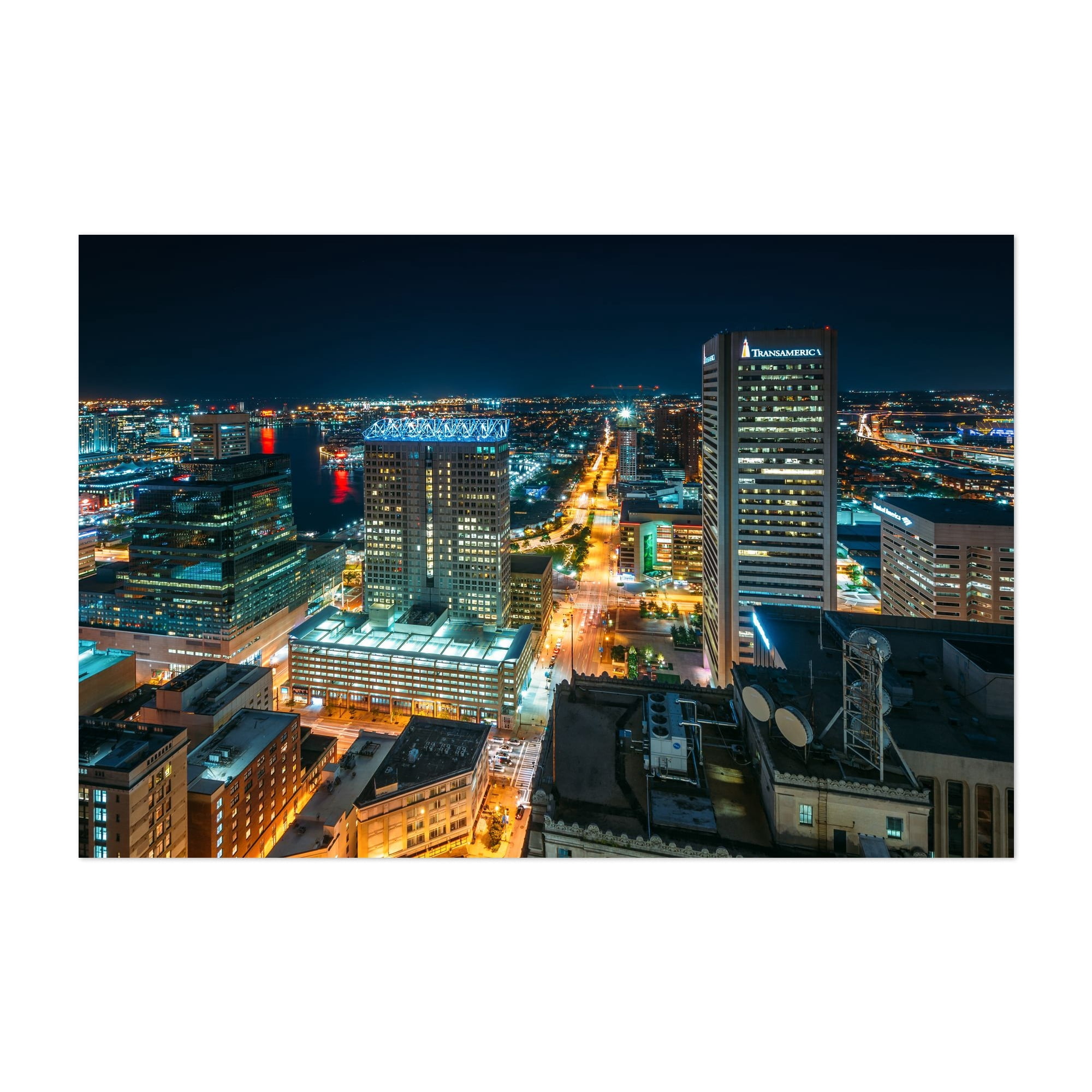 Downtown - Baltimore Maryland Photography City Skyline Nightlife ...