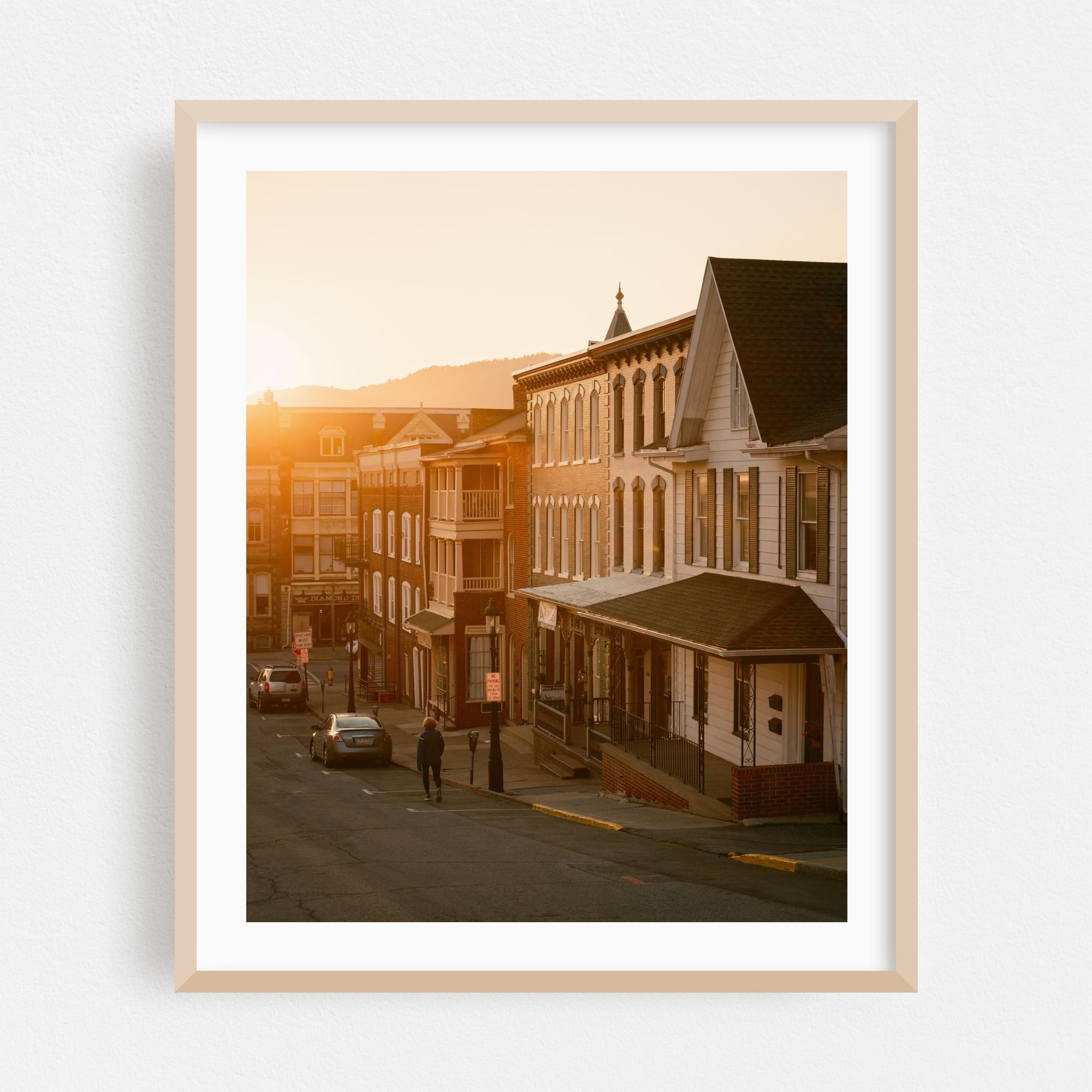 Downtown Bellefonte at Sunset - Bellefonte Pennsylvania Photography ...