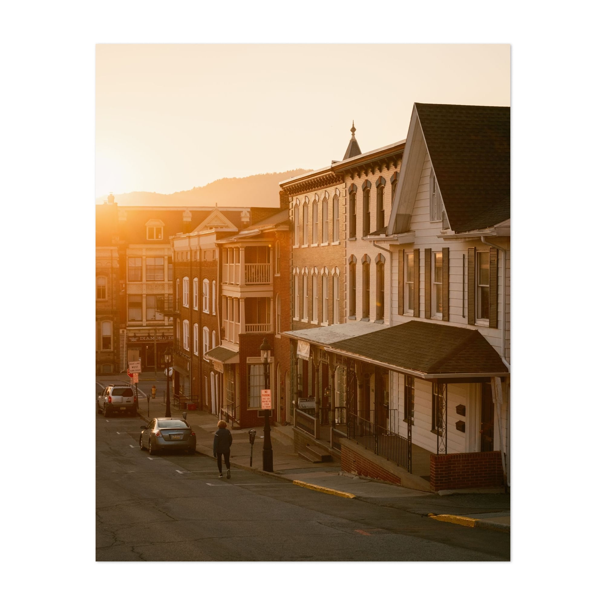 Downtown Bellefonte at Sunset - Bellefonte Pennsylvania Photography ...