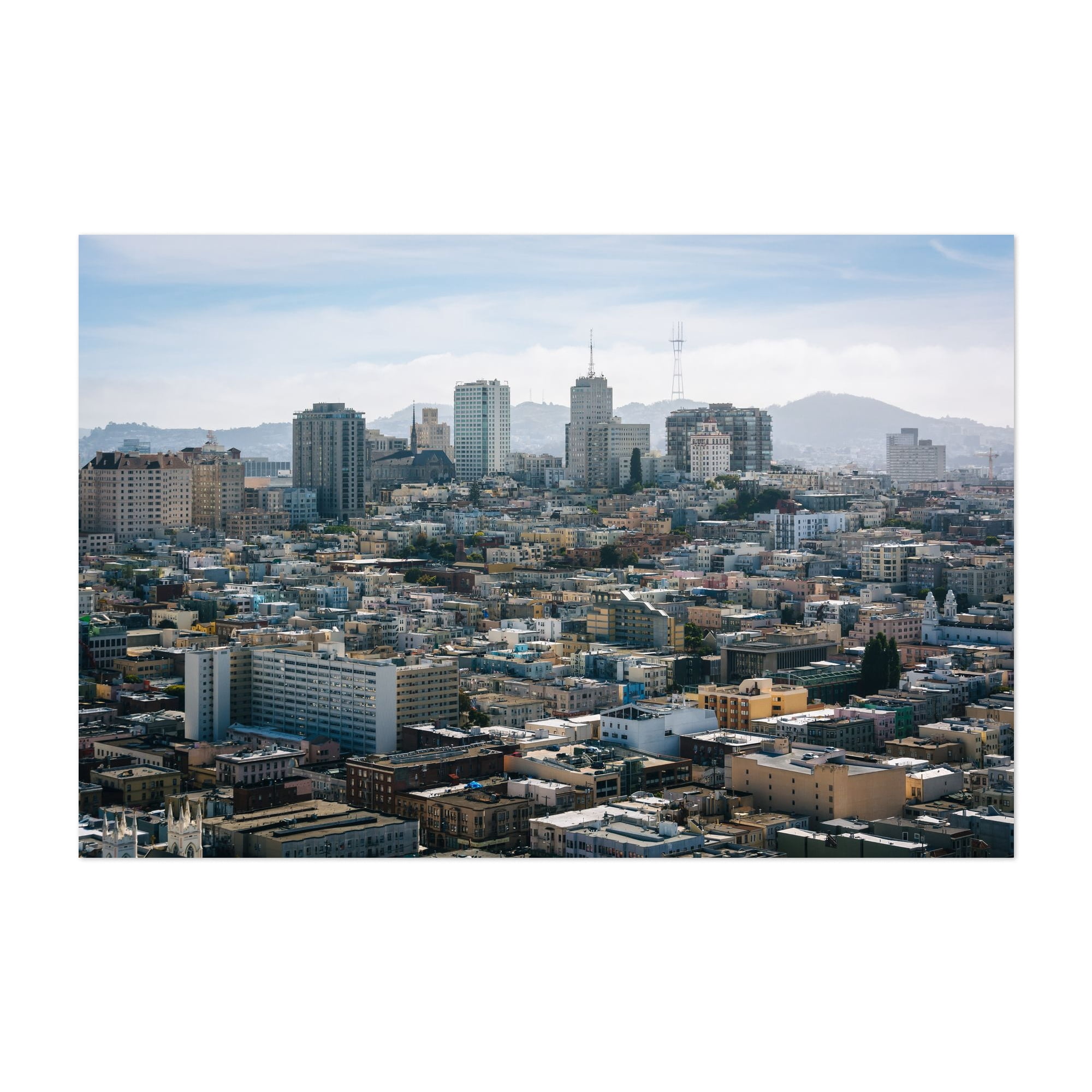 Downtown from Coit Tower 02 - San Francisco California Photography ...
