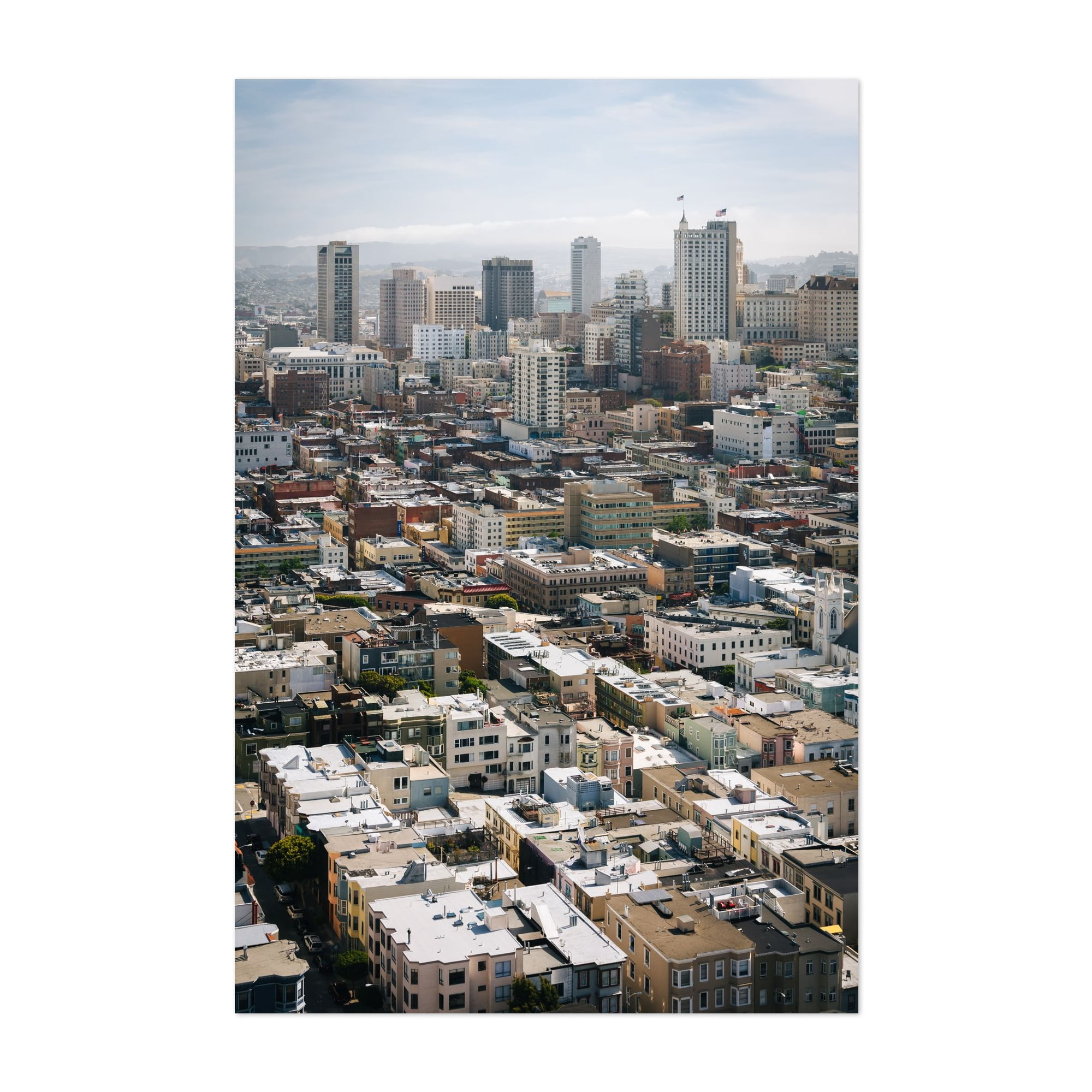 Downtown from Coit Tower 03 - San Francisco California Photography ...