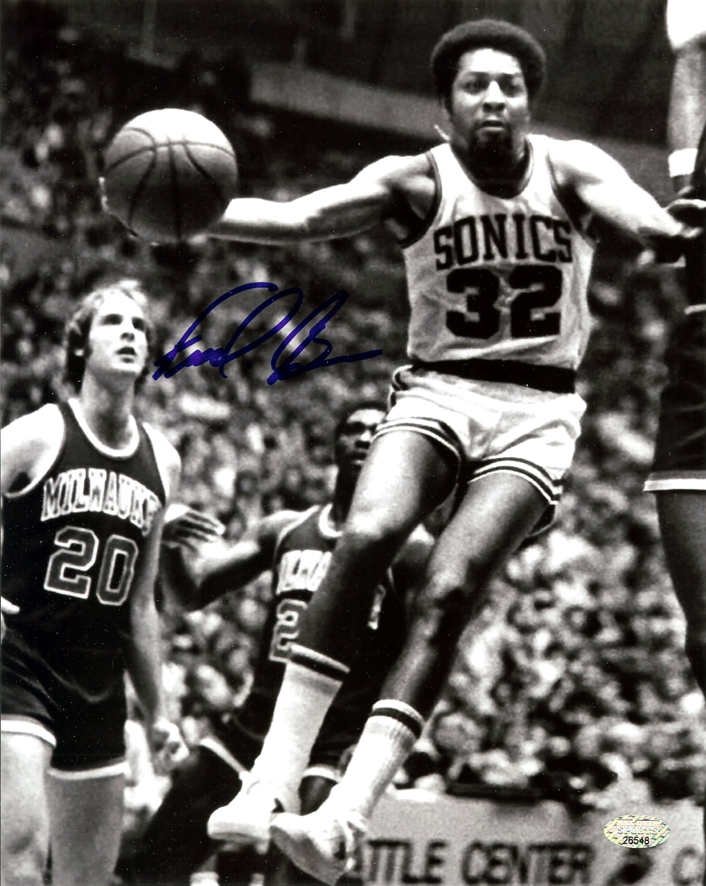 Downtown Fred Brown Autographed 8x10 Photo Seattle Sonics MCS Holo ...