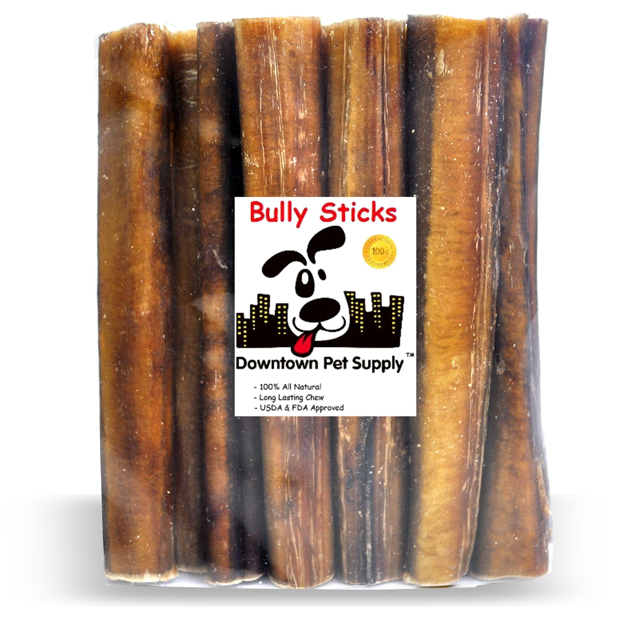 Downtown Pet Supply Bully Sticks for Dogs 6 inch 10pk - Walmart.com