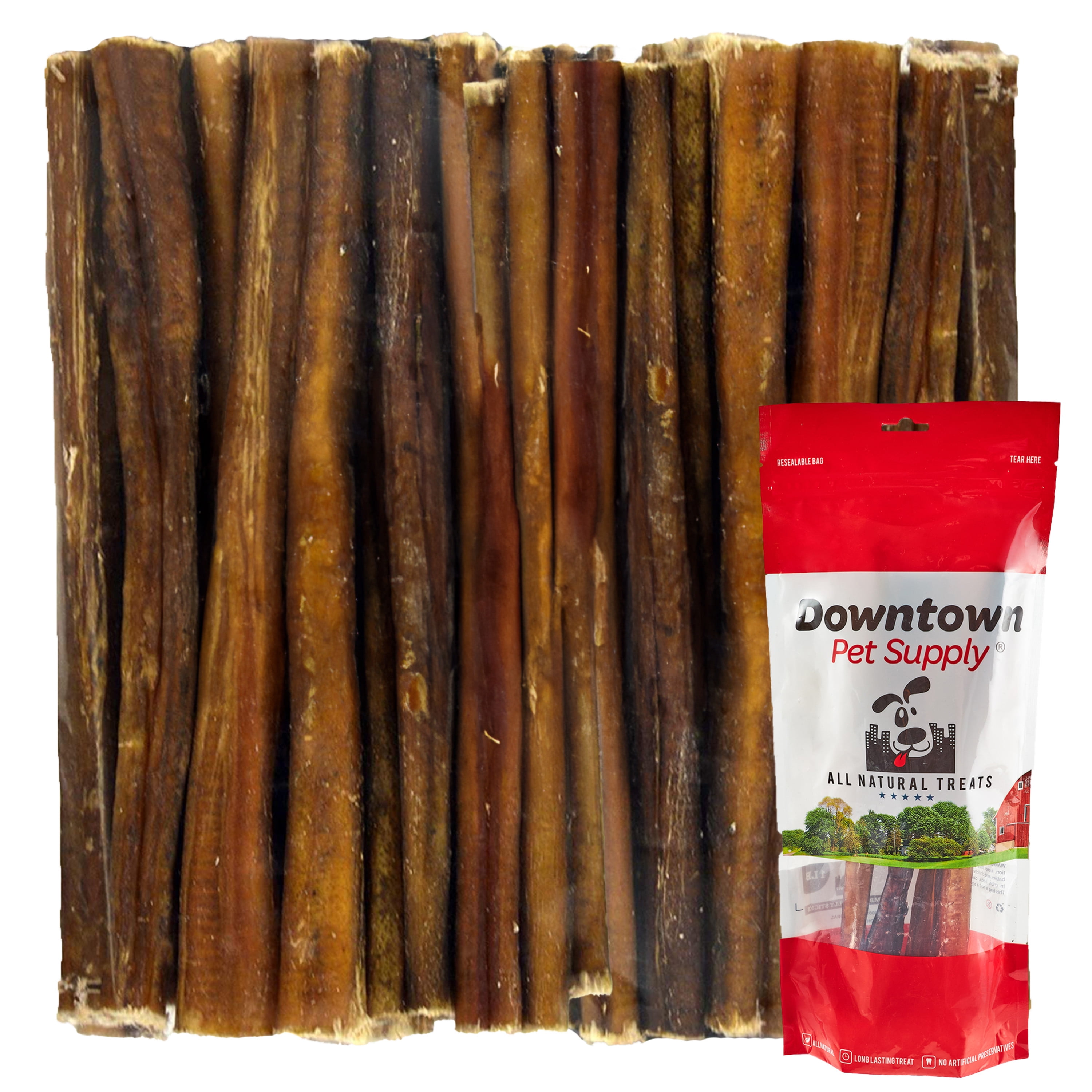 Downtown Pet Supply Bully Sticks for Small Dogs Rawhide Free Dog Chews ...