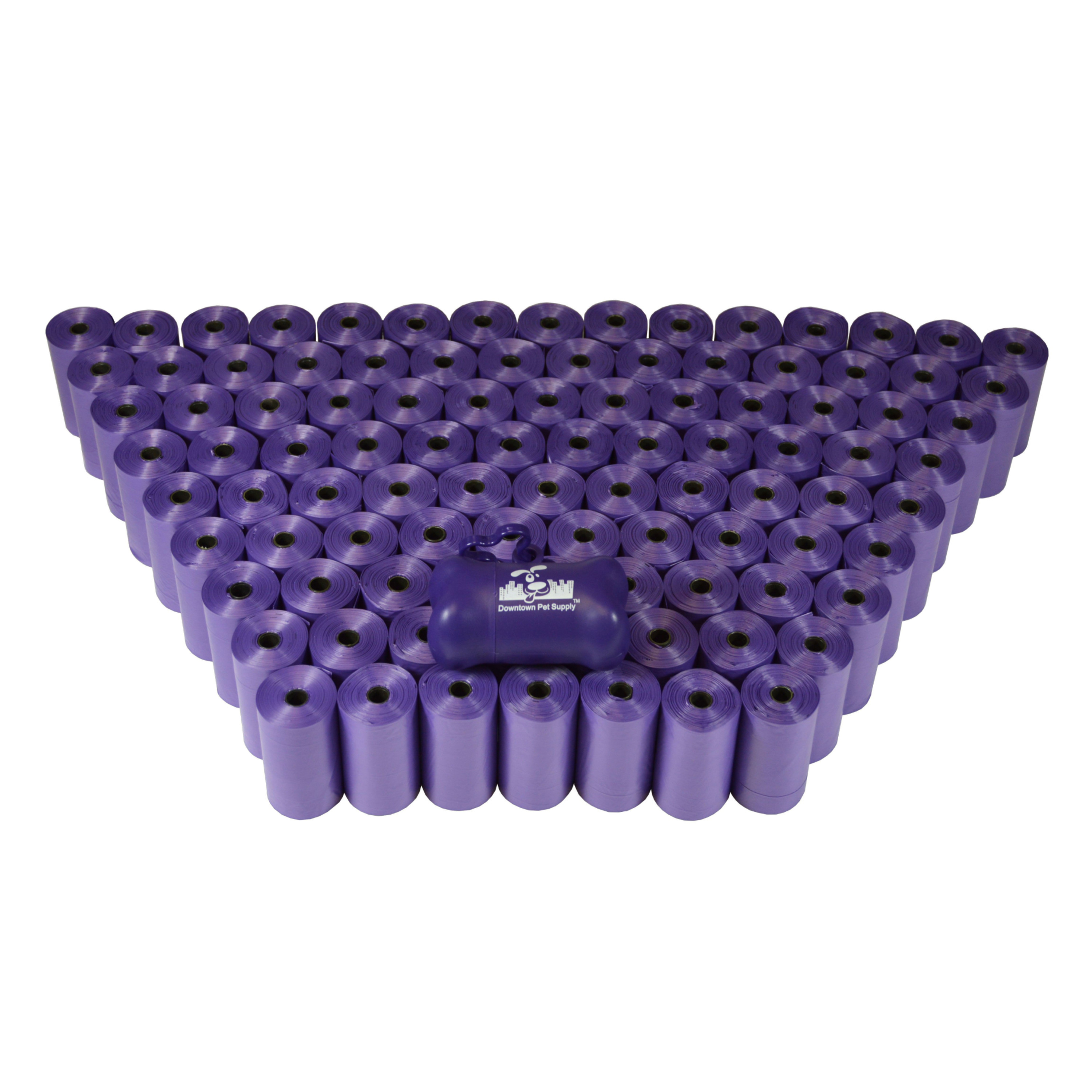 Downtown Pet Supply Small to Large Doggie Poop Bags with Dispenser ...