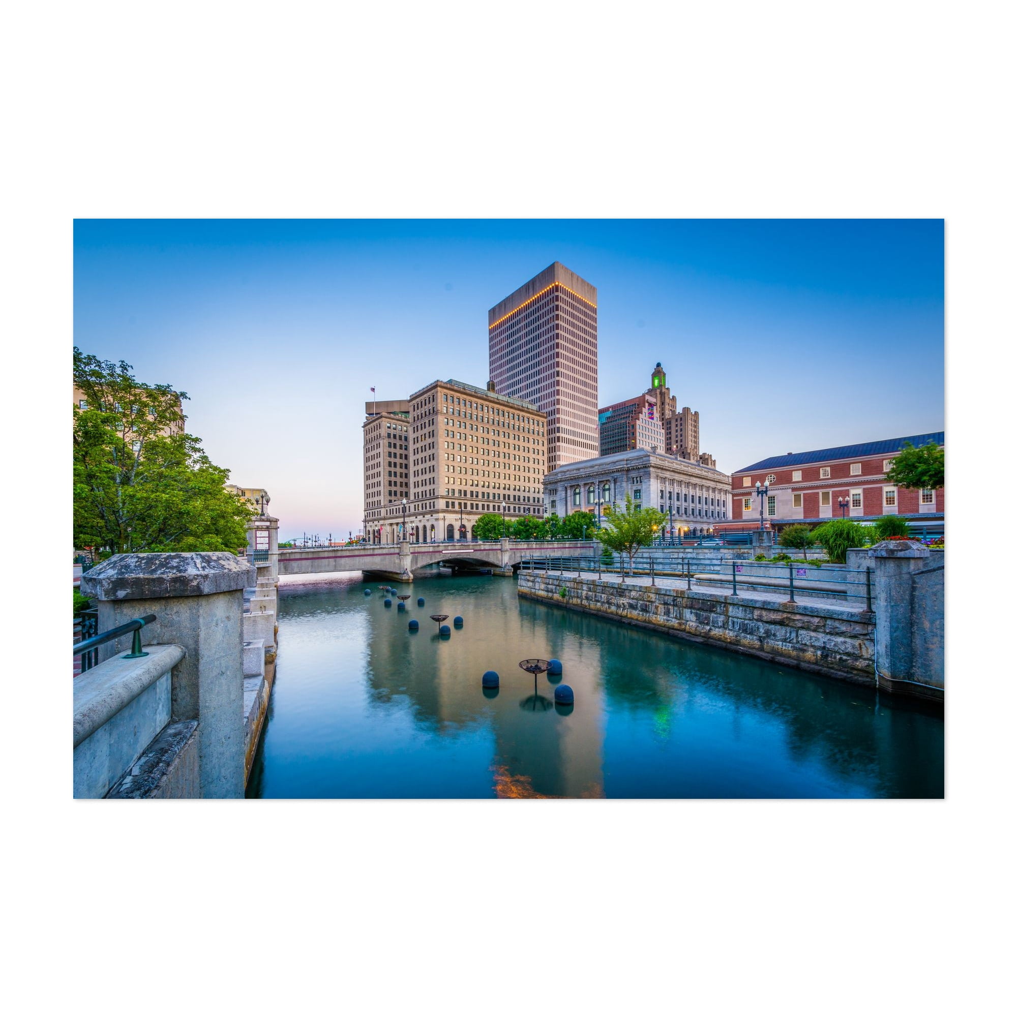 Downtown Riverfront - Providence Rhode Island Photography Cityscape ...