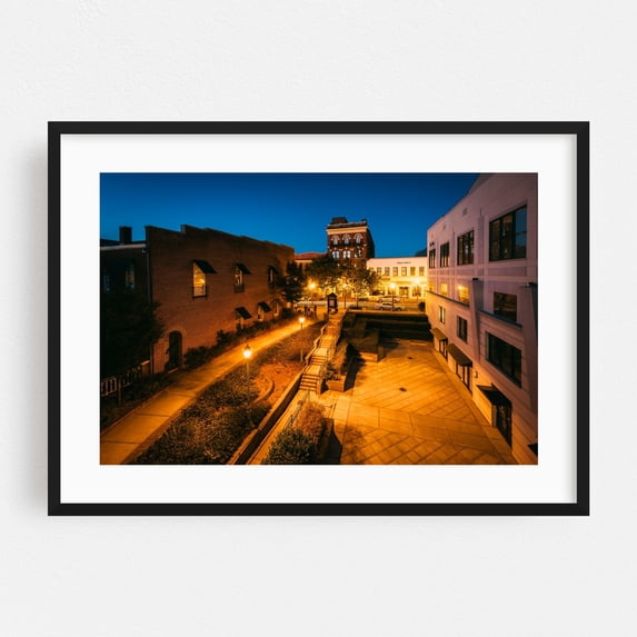 Downtown Rock Hill - Rock Hill South Carolina Photography Black Framed ...