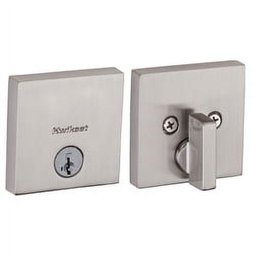 Downtown Single Cylinder Square Deadbolt - 258 Series with Smartkey ...