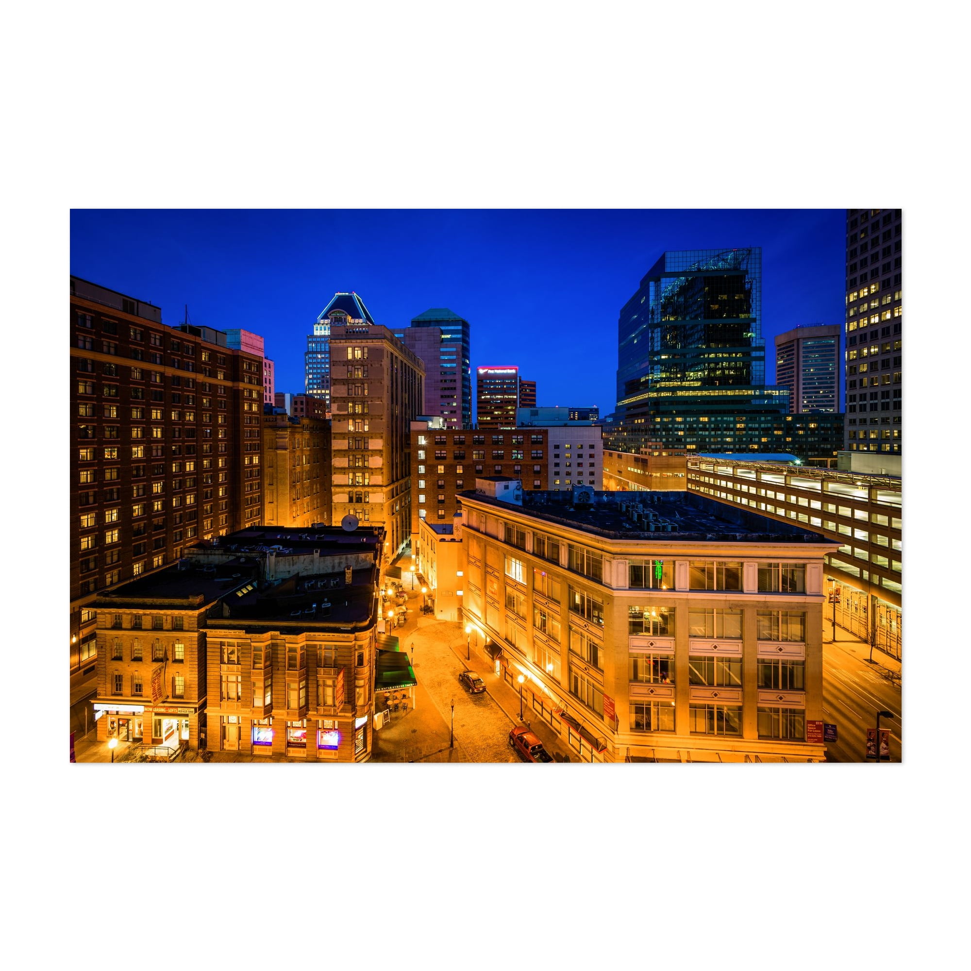 Downtown Sunset - Baltimore Maryland Photography Cityscape Nightlife ...