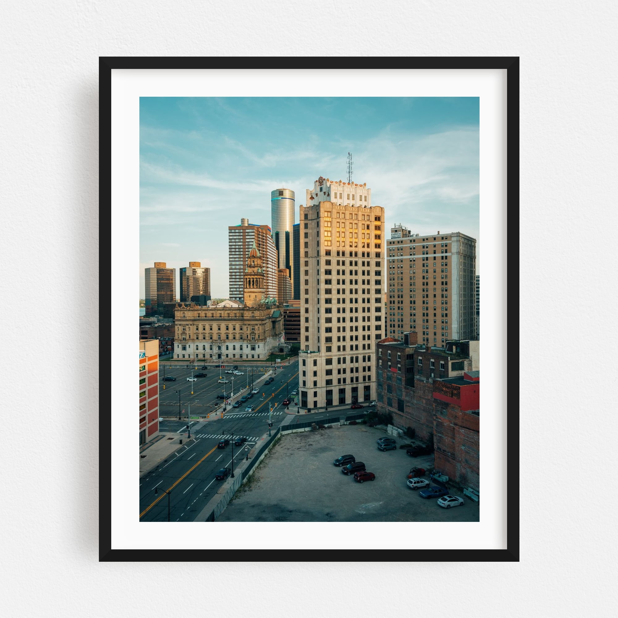 Downtown Views, Detroit 06 - Detroit Michigan Photography City Skyline ...